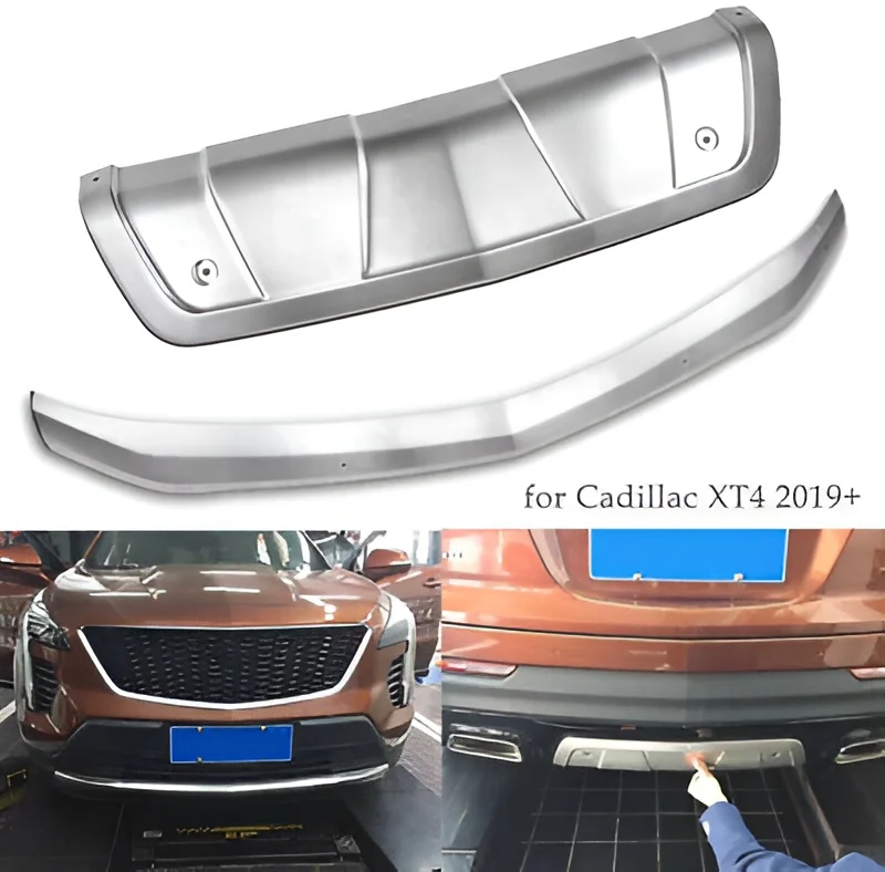 Fits For 2019 2020 2021 Cadillac Xt4 Front Rear Bumper Board Skid Plate ...