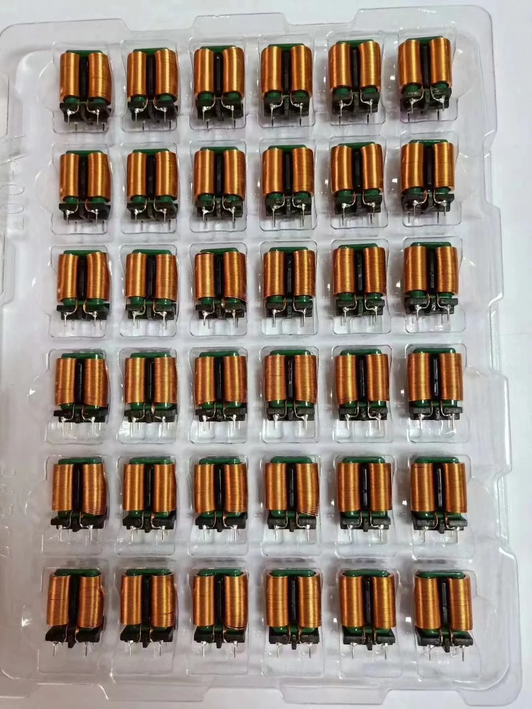 Ee Bobbin Ferrite Core Plastic Horizontal Transformer Copper Wire ...