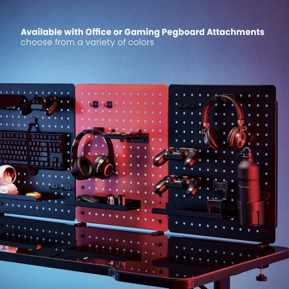 Gmpb-04 Metal Gaming Pegboard Organization Desk Mount Custom Pegboard ...