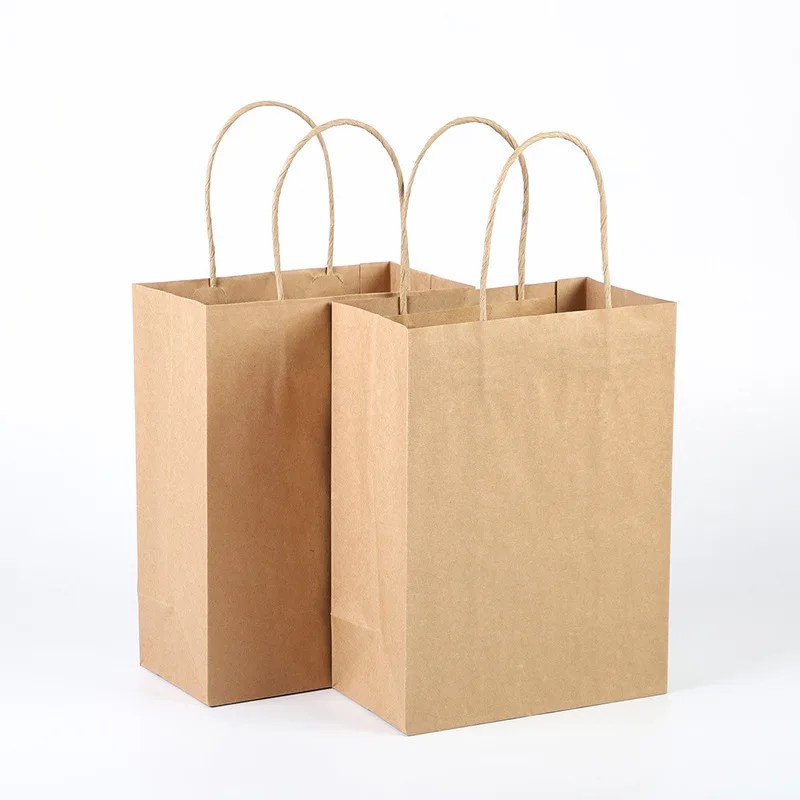Simple Milk Tea Coffee Disposable Takeaway Paper Hand Bag Packaging Bag ...