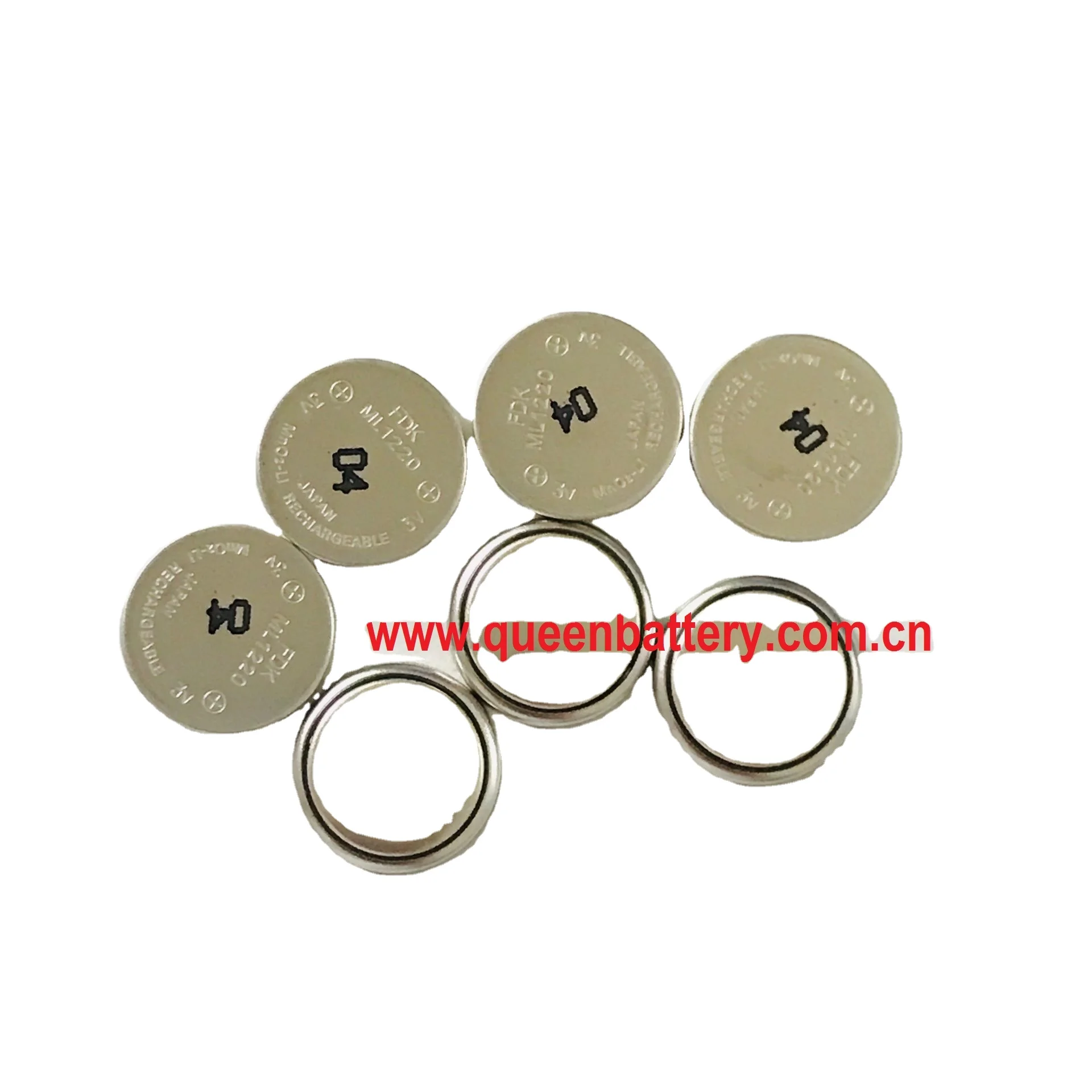 FDK ML1220 17mAh 3V MANGANESE Cmos Coin Rechargeable Battery ...