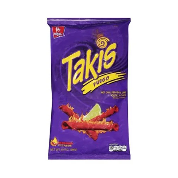 Takis Tortilla Snack Chips Takis Chips Fuego Xtra Hot Takis Original ...