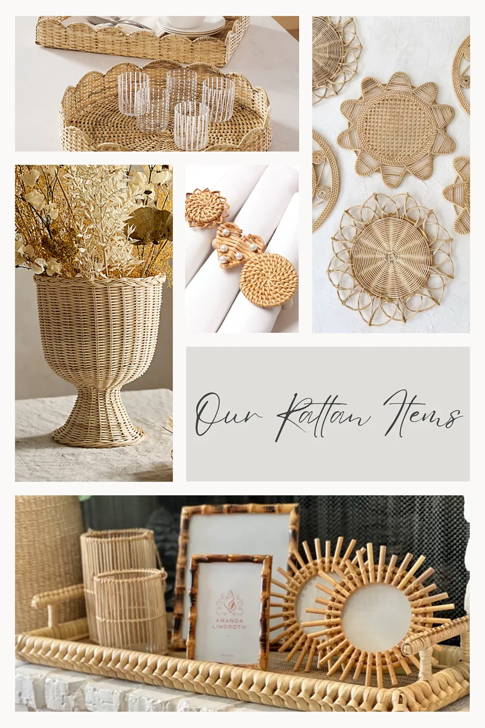 Magical Centerpiece For Your Dining Table Eco-friendly Natural Wicker ...