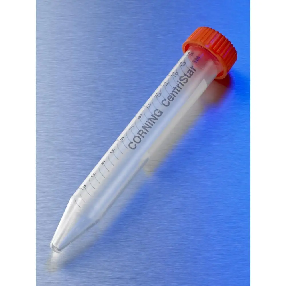 Corning 15mL Sterile Centrifuge Tubes Bulk Packaged Polypropylene Conical Bottom Tubes with ...