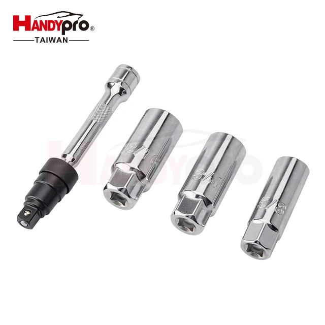 Spark Plug Socket Set With 3/8" Quick Release Swivel Extension Bar ...
