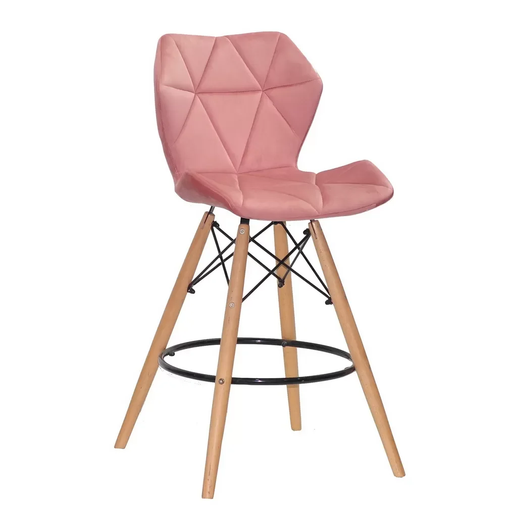 Wholesale Nordic Luxury Modern Breakfast Leather High Counter Chair ...