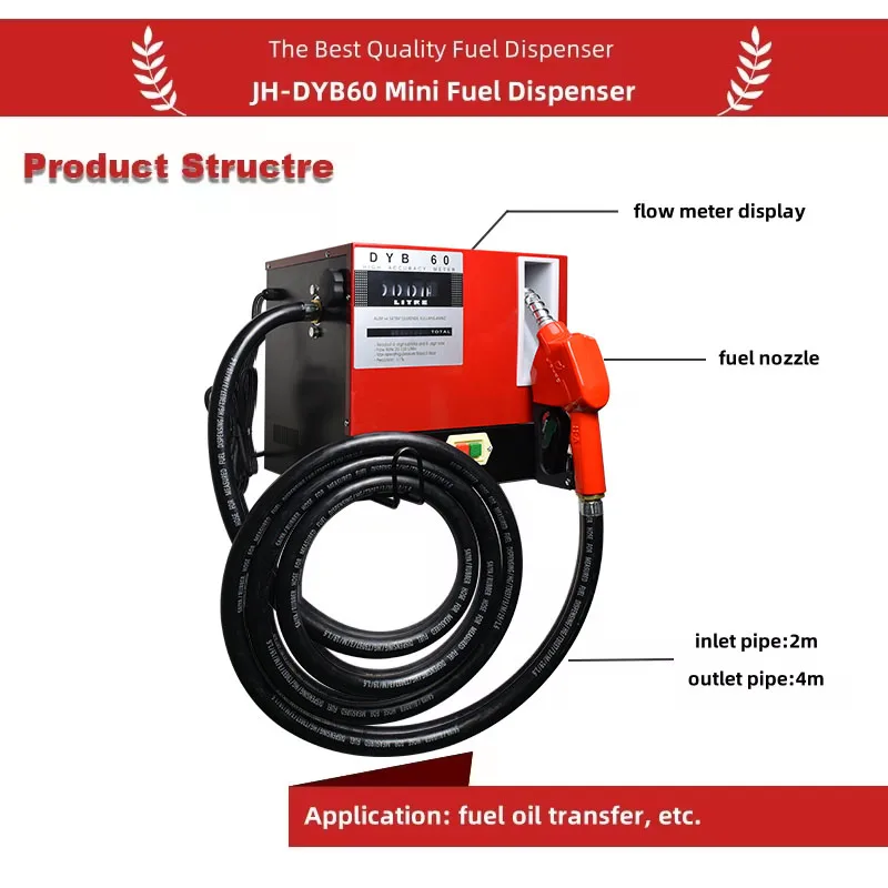 Mobile Small Diesel Fuel Filling Dispenser Pump For Gas Station - Buy ...