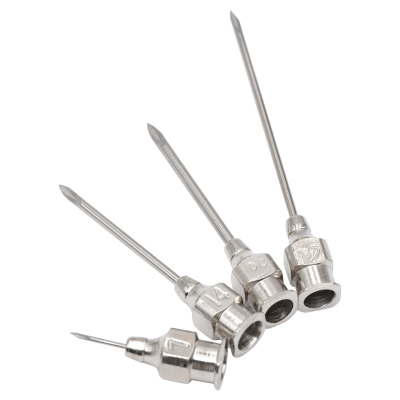 Vaccination Injection Syringe Needles Stainless Steel Animal Injector ...