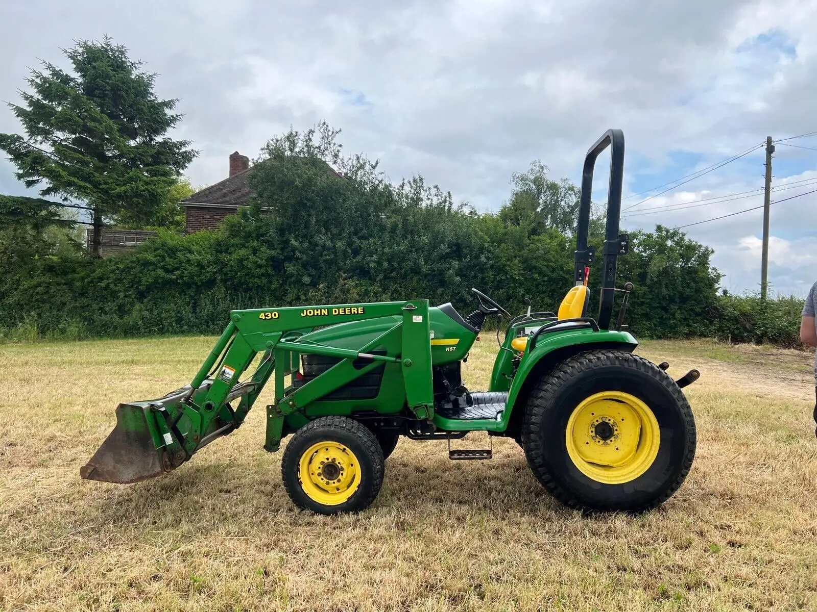 John Deere 4400 Compact Tractor With Front Loader 4x4 - Buy Tractor ...