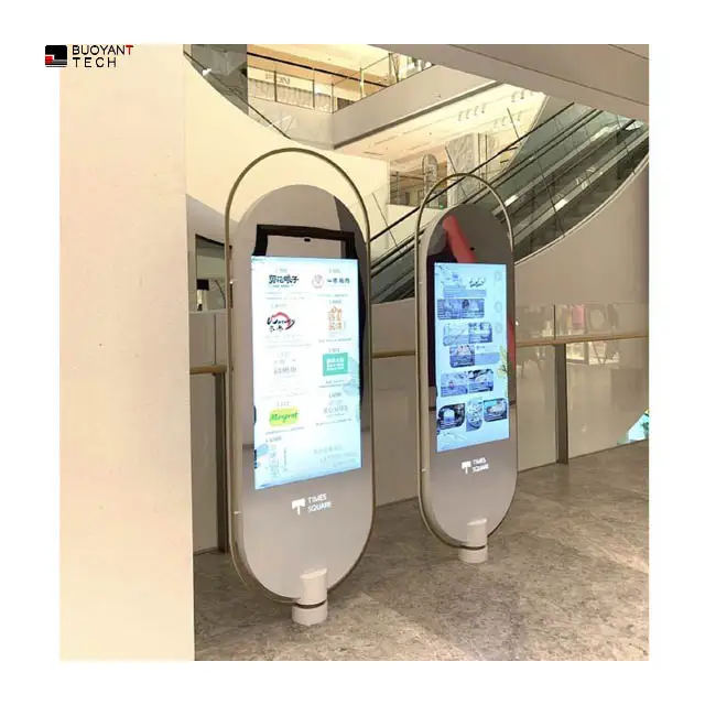 Interactive Touch Screen Directional Signs for Shopping Malls