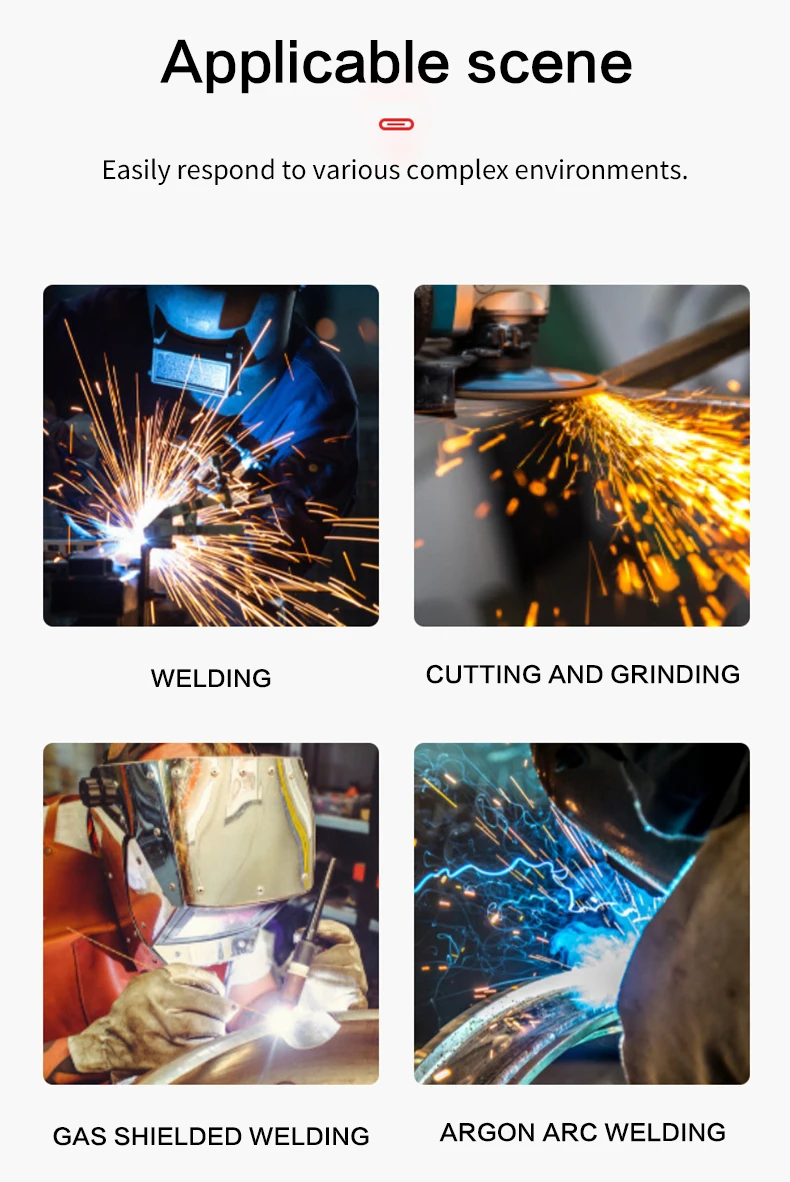 Premium Quality Soft Comfortable Flame Resistant Split Leather Welding ...