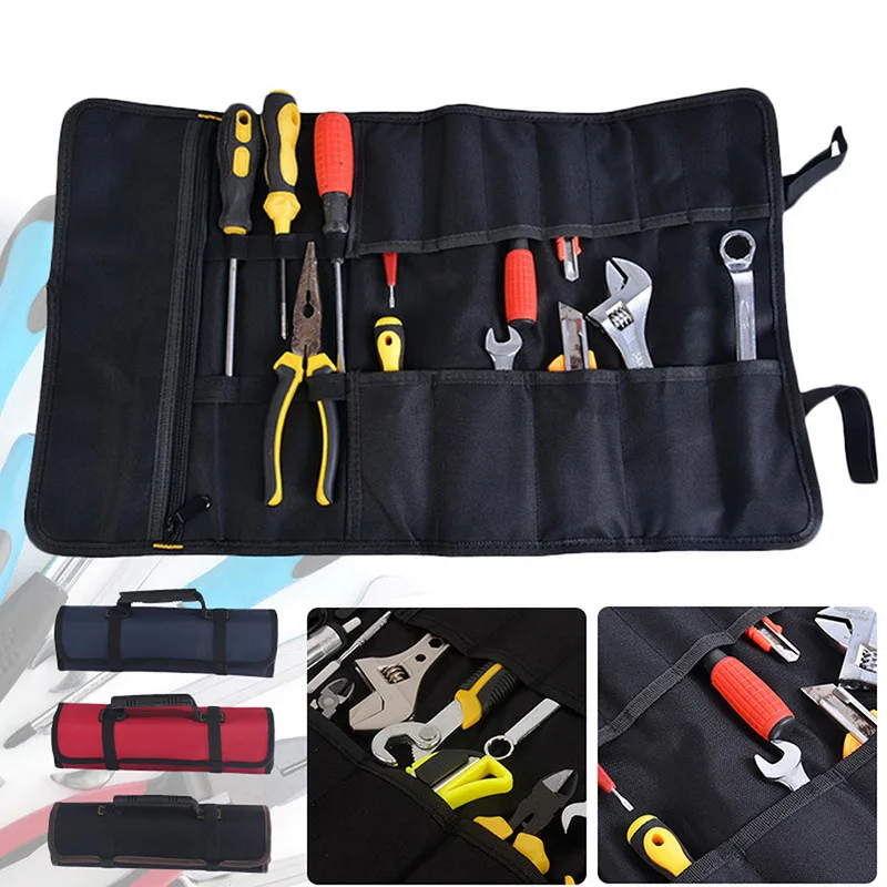 Electrical Tote Tool Bag Roll Up Electrician Organizer Oxford Cloth ...