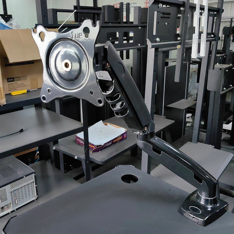 Motorized Cart Monitor Mount Bracket - Benshi Trolley Stand