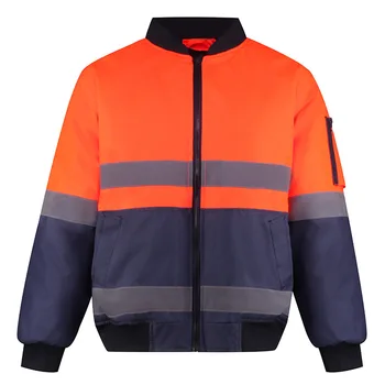 Cold Weather High Visibility Jackets Construction Reflective Waterproof ...