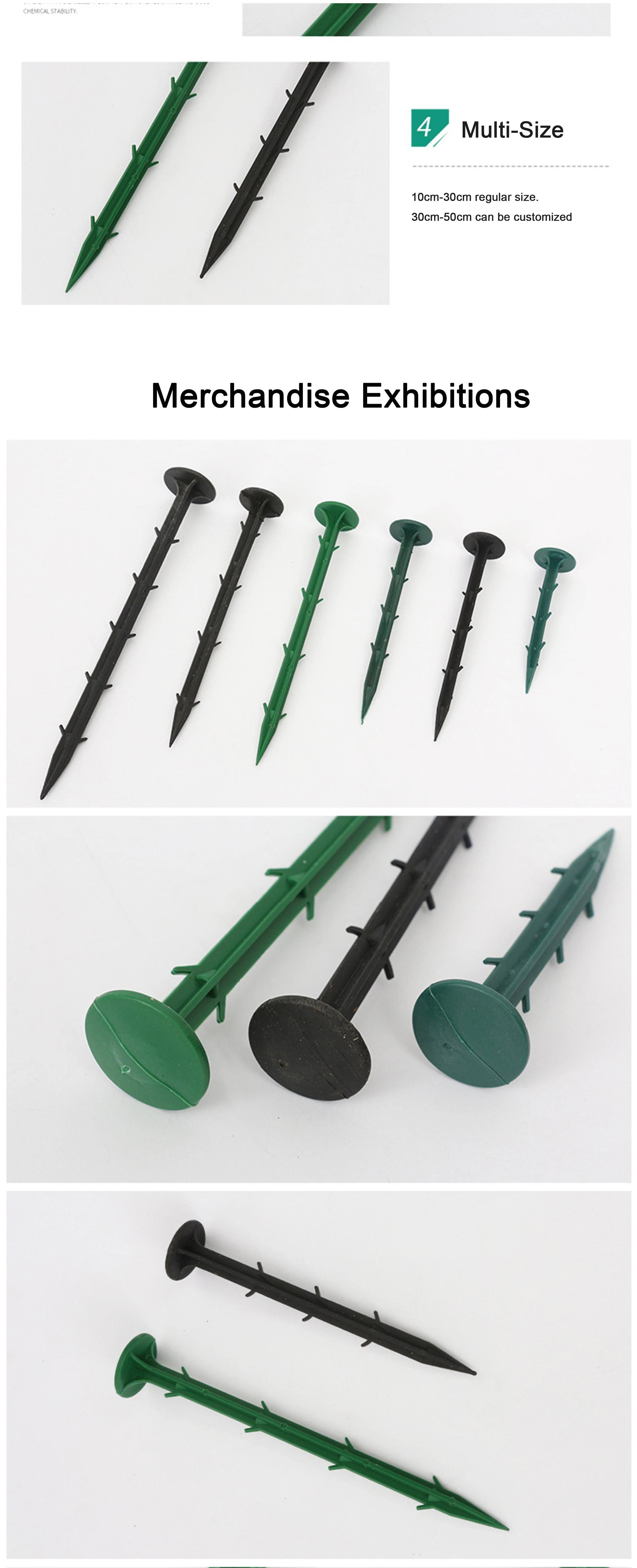 11 13 16 cm Hard Corrosion Resistant Planting Weed Mat Floor Ground ...