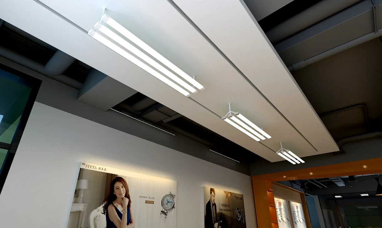 Suspended Mounted LED Linear Batten Light for Underground Parking Lot ...