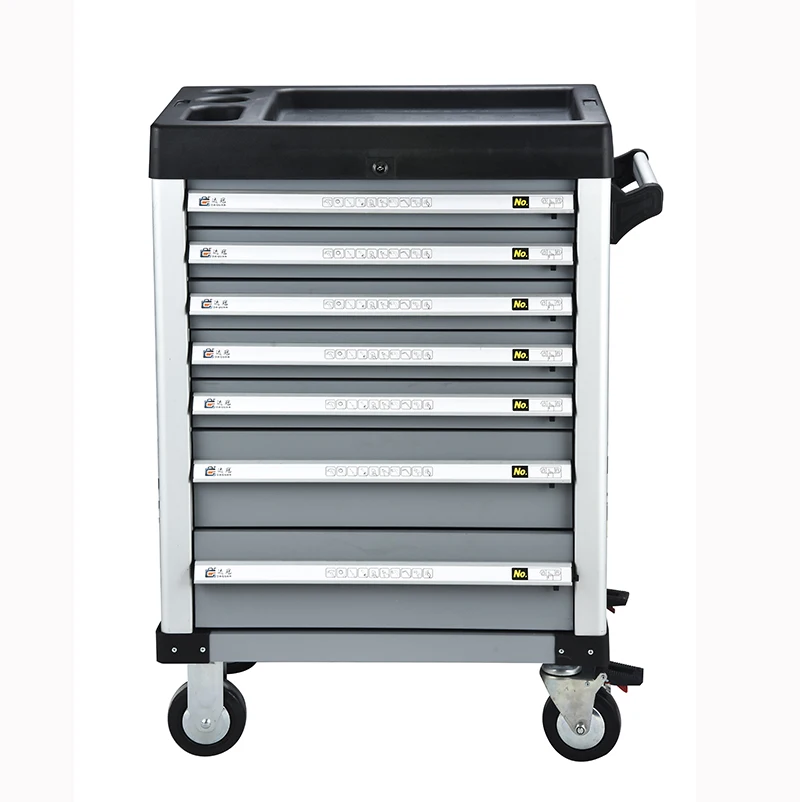 Neatly Rolling Tool Box With Lock & Key 7 Drawer Mechanic Locking ...
