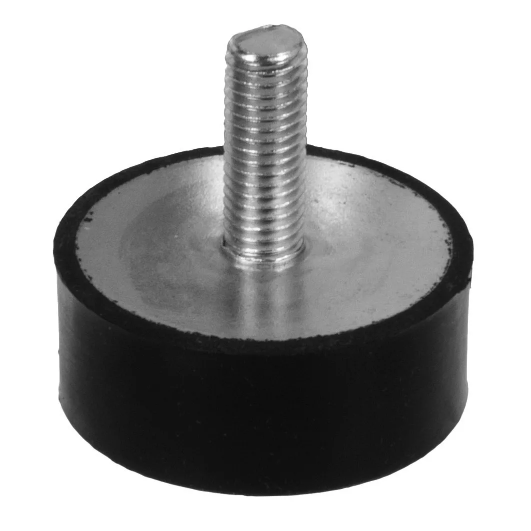 MGS 20mm Diameter Rubber-Metal Buffer with M6 X 18mm Thread 1.4301 ...