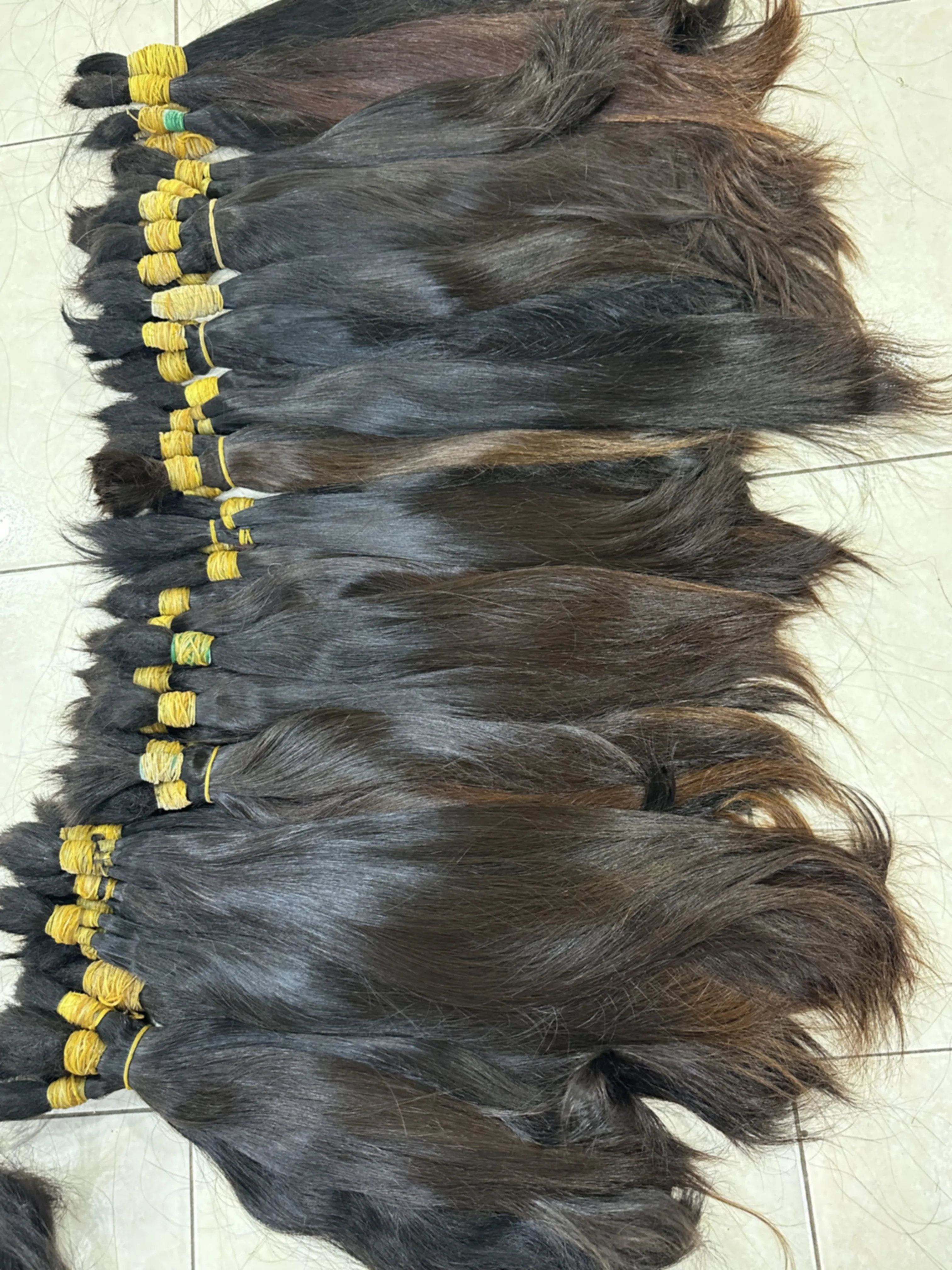 Wholesale Hair Bulk Straight Natural Color 12a Grade 100% Vietnamese ...