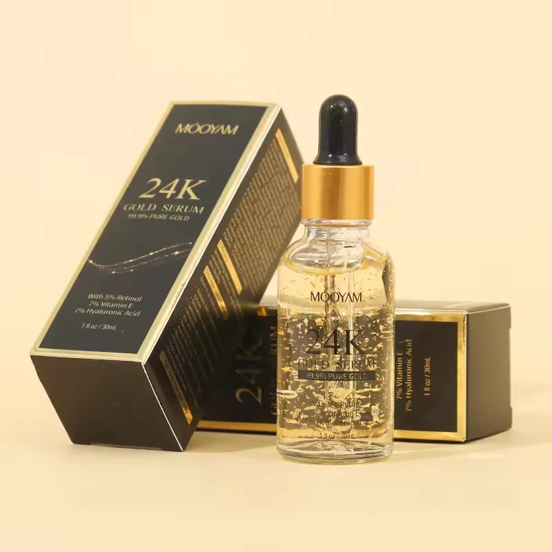 Wholesale Korean 24k Gold Brightening Anti Aging Serum 99.9% Pure Gold ...