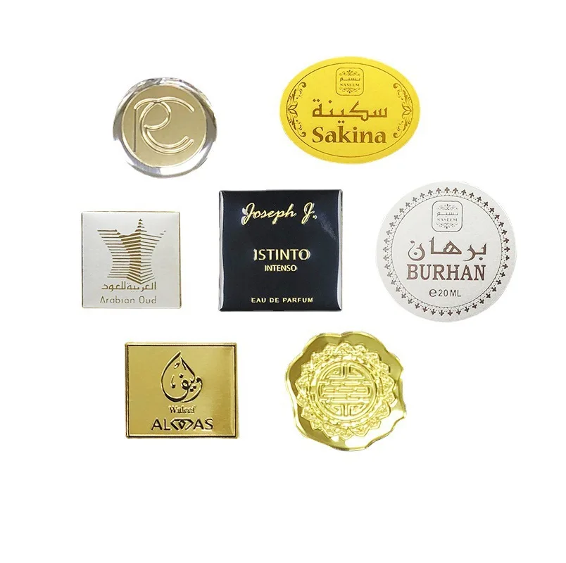 Custom Zinc Alloy Metal Gold Plate Logo 3d Embossed Metal Private for ...