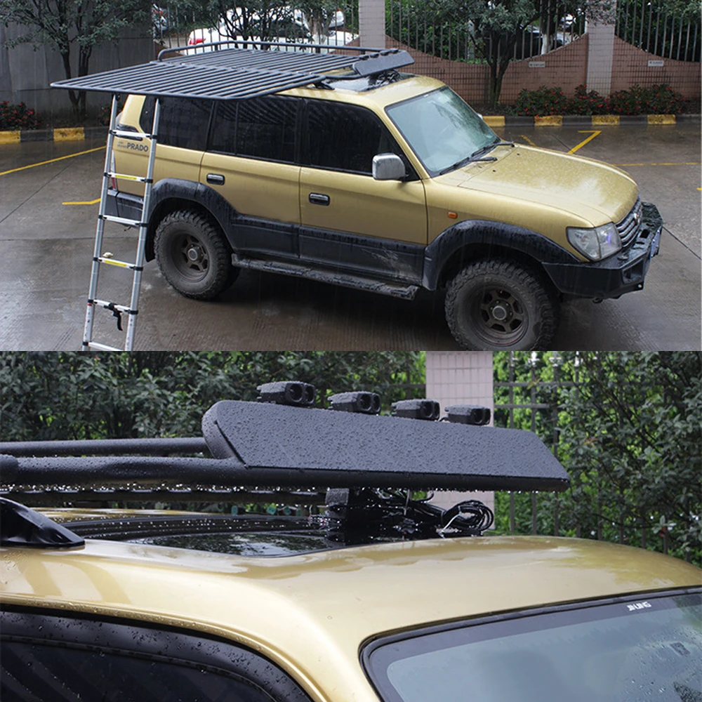 Heavy Duty Steel Universal Cargo Car Top Luggage Carrier Roof Basket ...