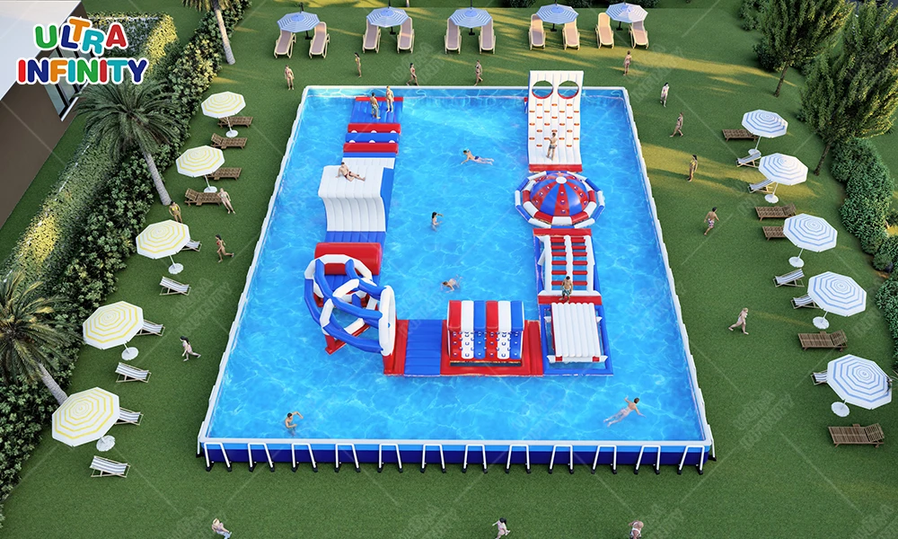 Inflatable Water Park - Fun Floating Games for Lakes
