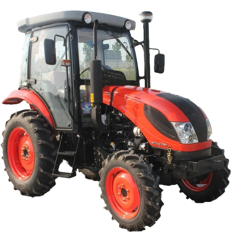 55hp 4WD 4x4 farm tractor with cabin and AC utility agricultural ...
