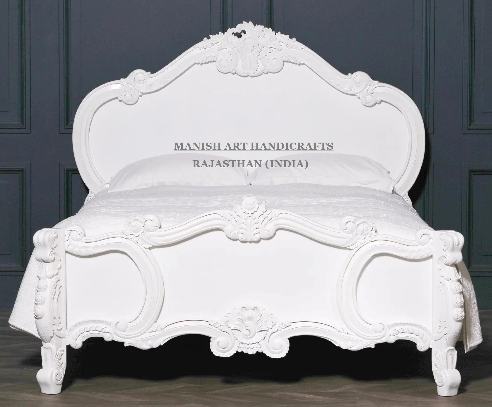 Modern Luxury Vintage Antique Royal Living Room Wooden French Carved