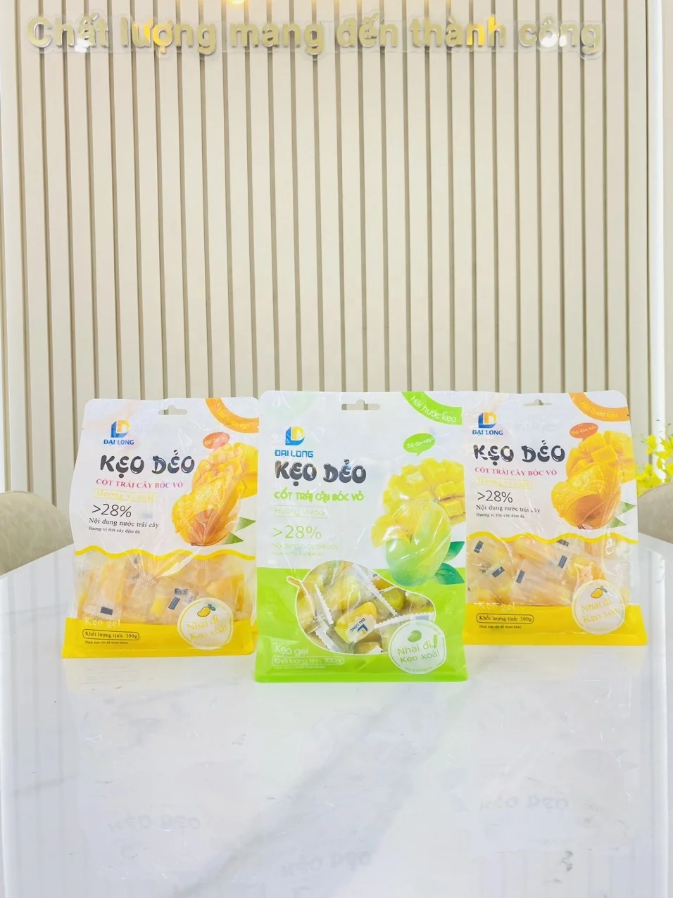 3d Peeled Green Mango Gummy Candy With Melted Filling Extracted From ...