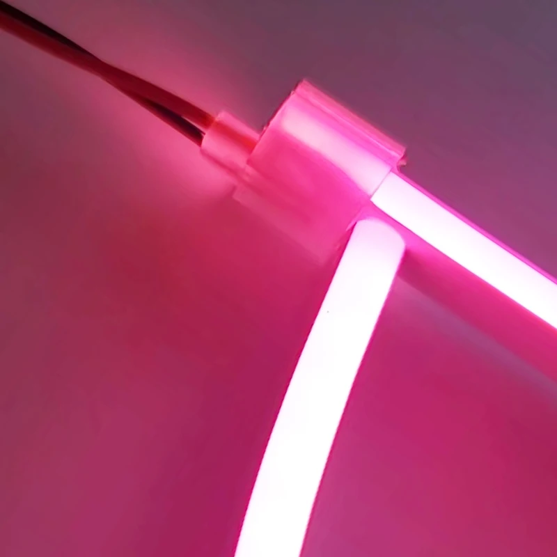 2 Pin 12V LED Neon Solderless Connector - 15M Pure Flex