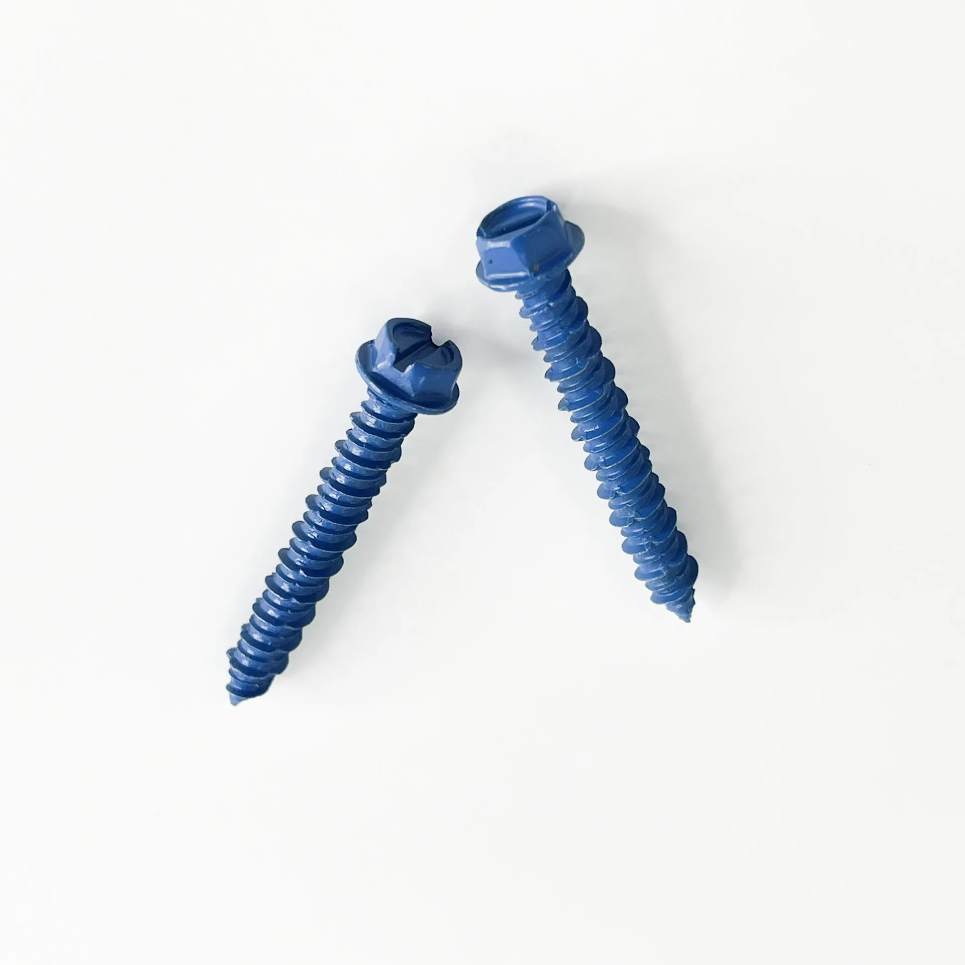 Custom Flat Head Blue Concrete Anchor Screws Blue Concrete Screw - Buy Hardware Tools Concrete ...