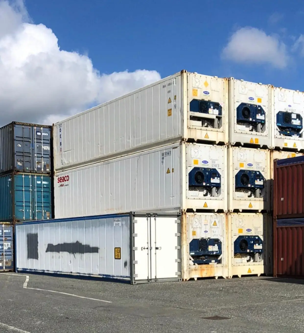 20ft 40ft Freezer Container,Used Reefer Shipping Containers Available ...