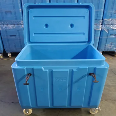 Large Plastic Insulated Dry Ice Container - 320 Kg Capacity