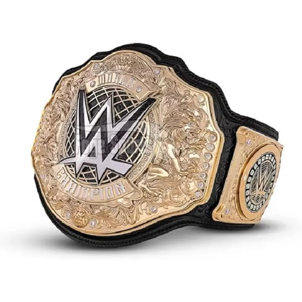 Authentic Wear Commemorative Title Belt Multi Color Stones Wrestling ...