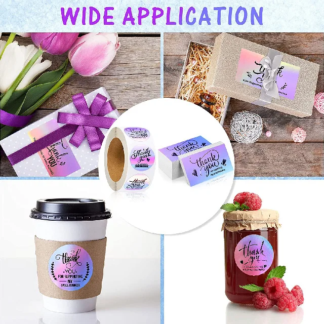 Transparent Round Logo Stickers Plastic Vinyl Clear Printed Foil Label ...