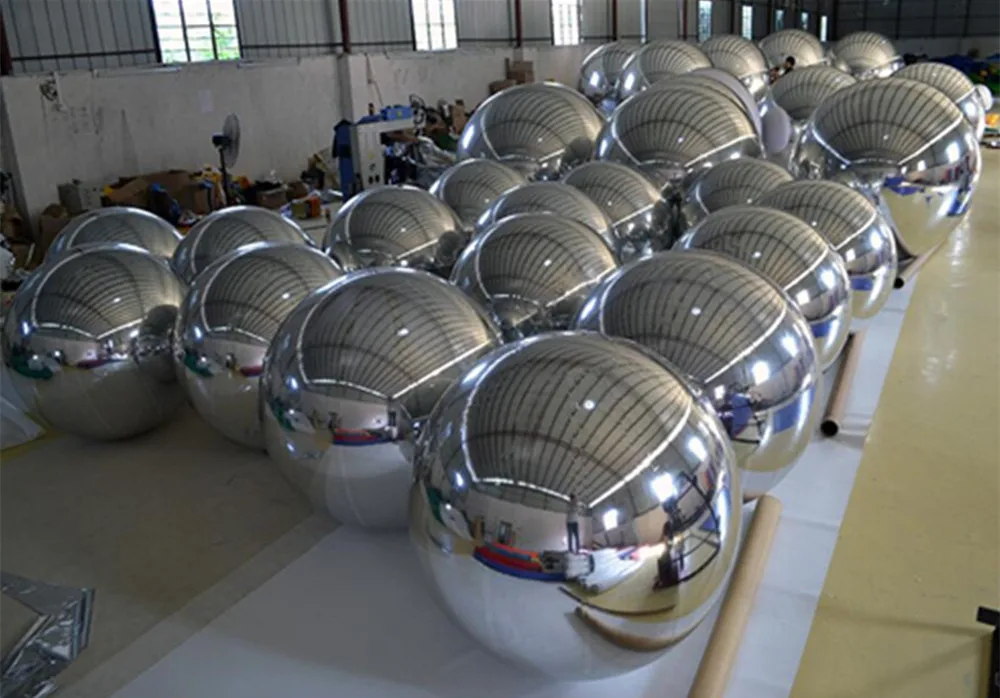 Inflatable Mirror Ball Inflatable Big Shiny Balls Shiny Sphere Disco ...