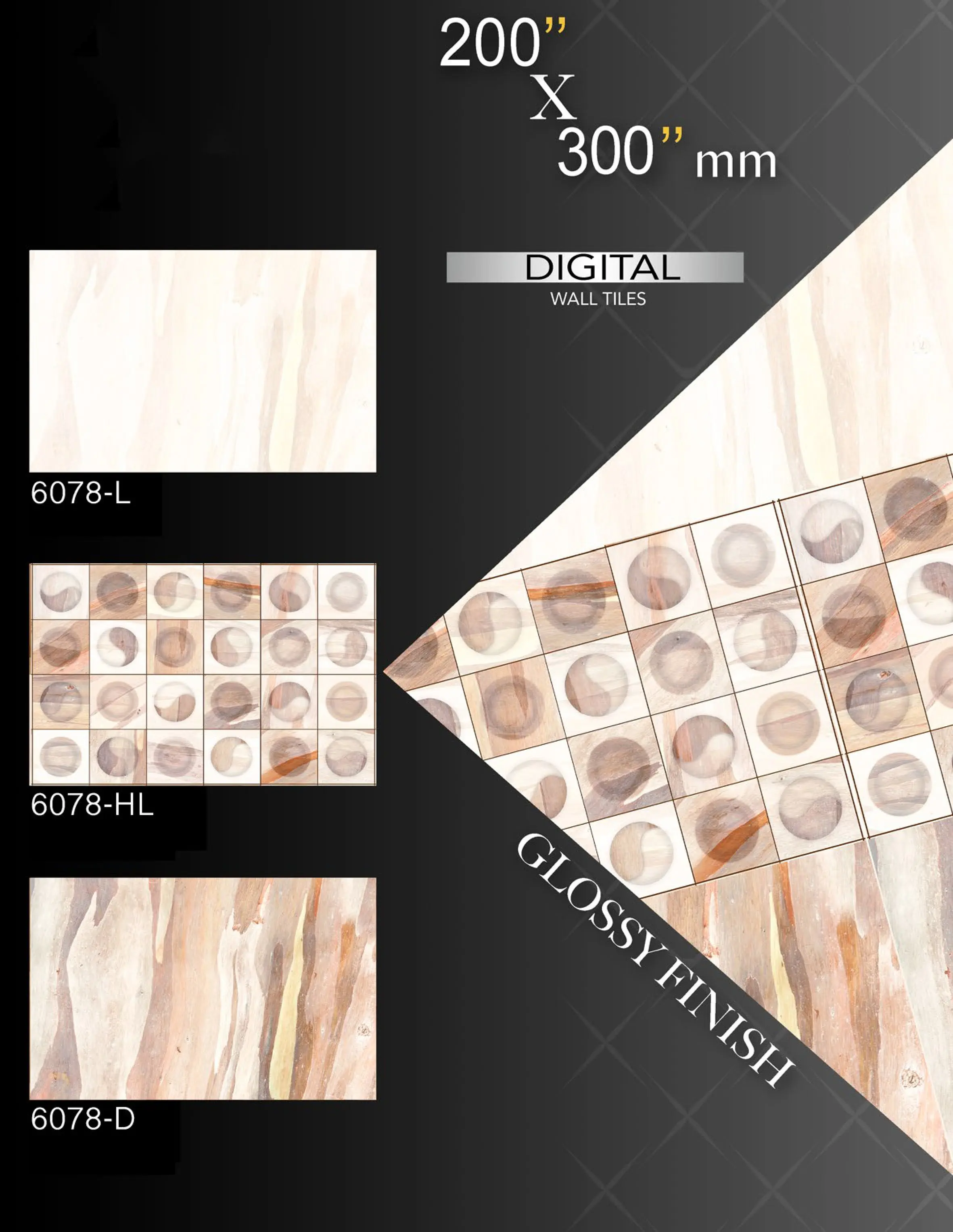 Glazed Floor Wall Tiles With Competitive Price 200x300mm With ...