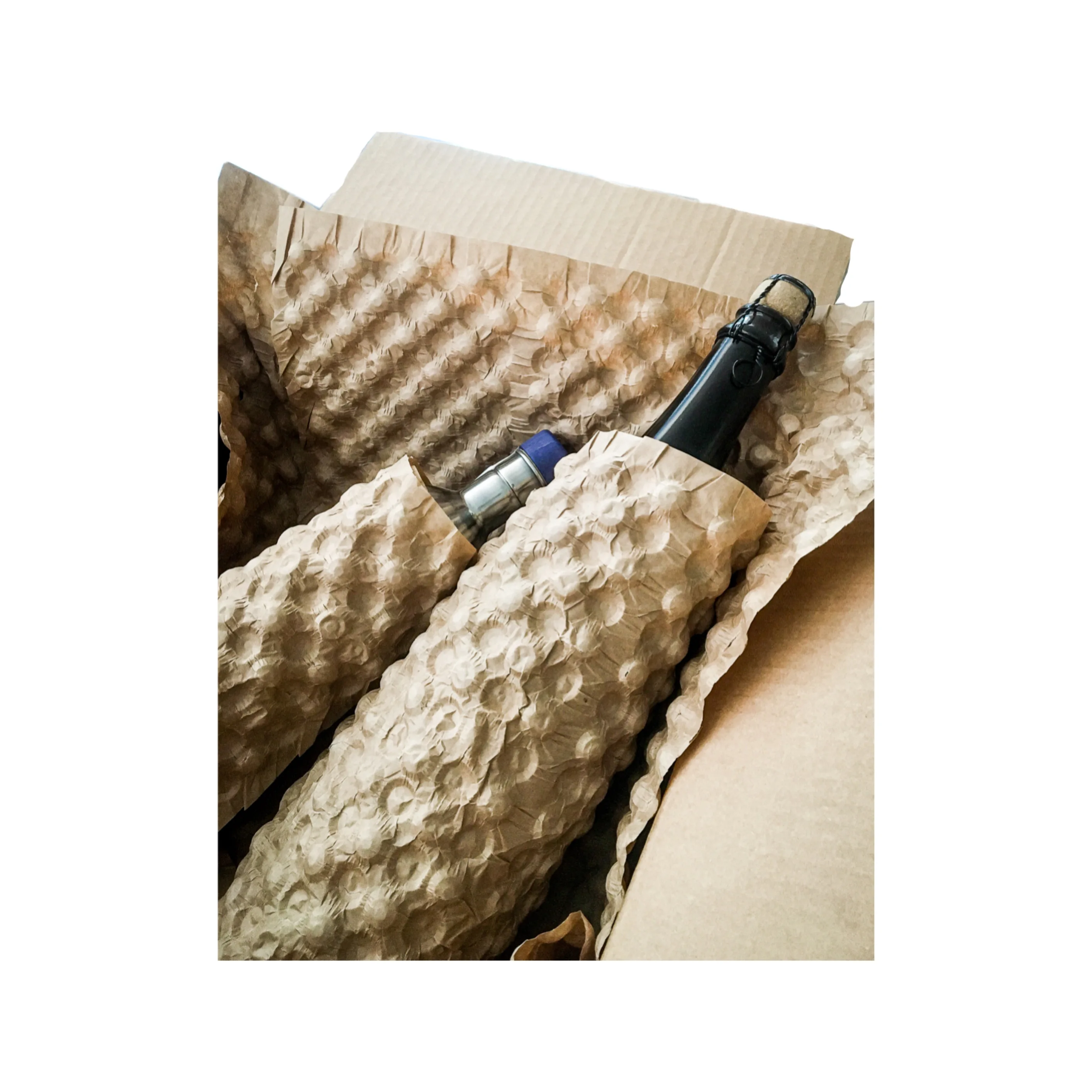 Sustainable Protective Paper Inner Packaging Eco-paper Bubble Wrap ...