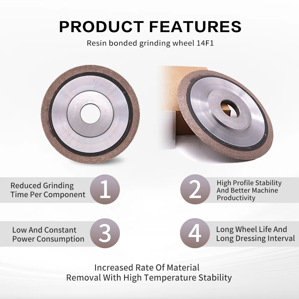 14f1 Hybrid Bond Grinding Wheel Profile Grinding Of Hss Tools For Cnc ...