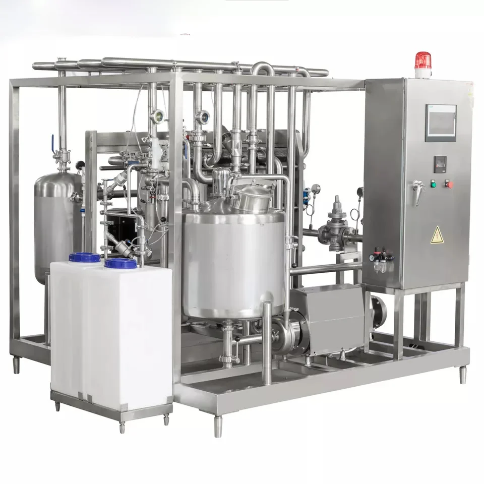 Automatic PLC Control 1000L/H Milk Juice Pasteurizer Machine Dairy ...