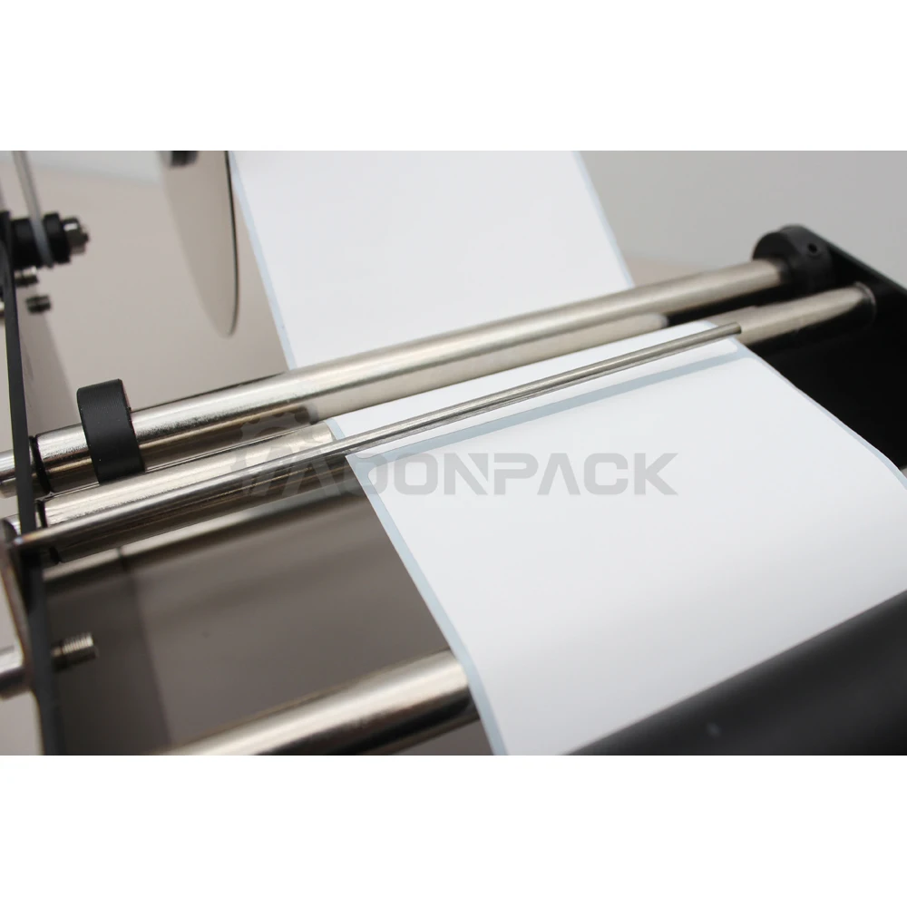 Moonpack MT-30 Manual Round Bottle Labeling Machine Adhesive Sticker ...