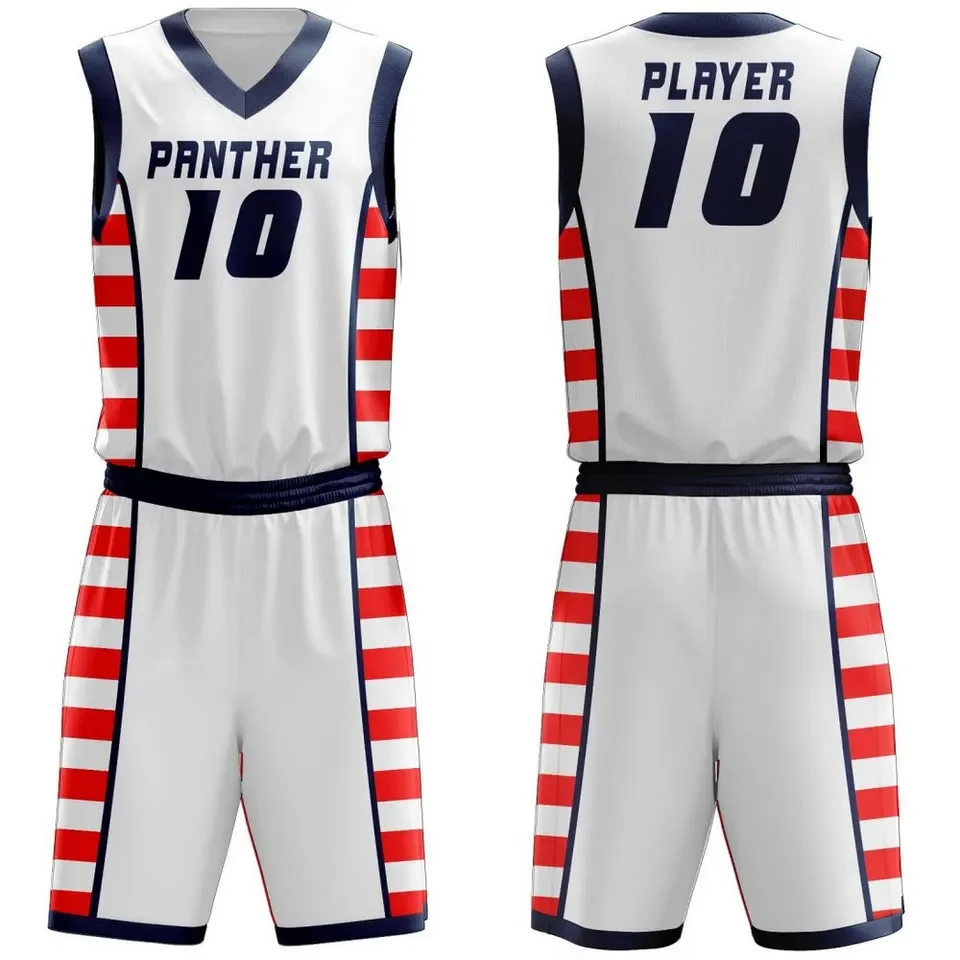 Custom Name And Number Basketball Uniform High Quality Men Best Style ...