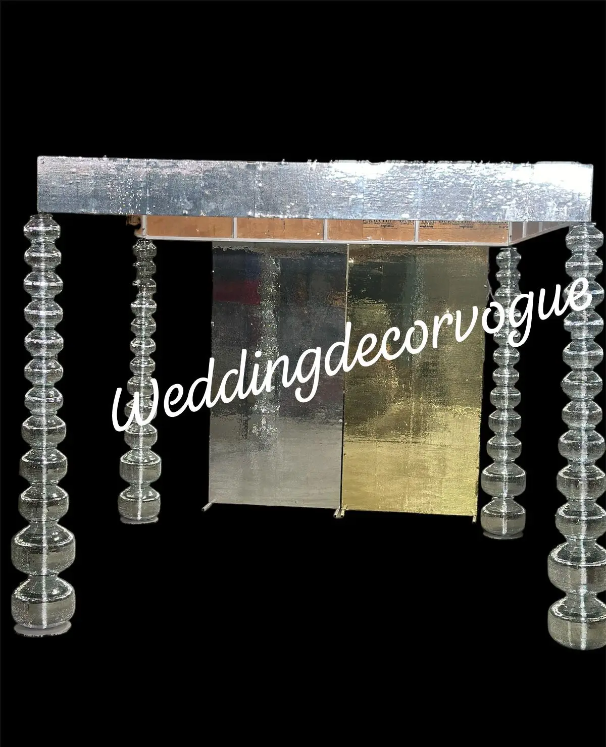 Modern LED Outdoor Party Event Decorations Fiber Glass Mandap Banquette ...