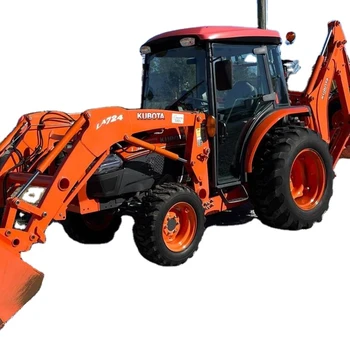 Used Kubota L3240 Tractor With La724 Front Loader And Backhoe Loader ...