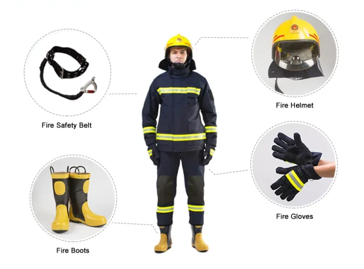 Fireman Sam Costume Traje Bombero - Durable & Radiant Heat Resistant