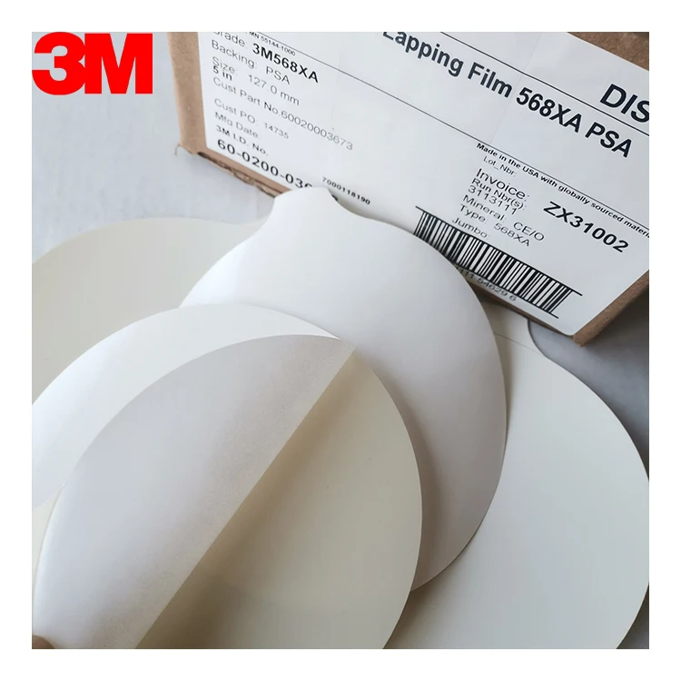 3M 127mm Micron Sized Wet Dry Cerium Finishing Oxide Trizact Hookit ...