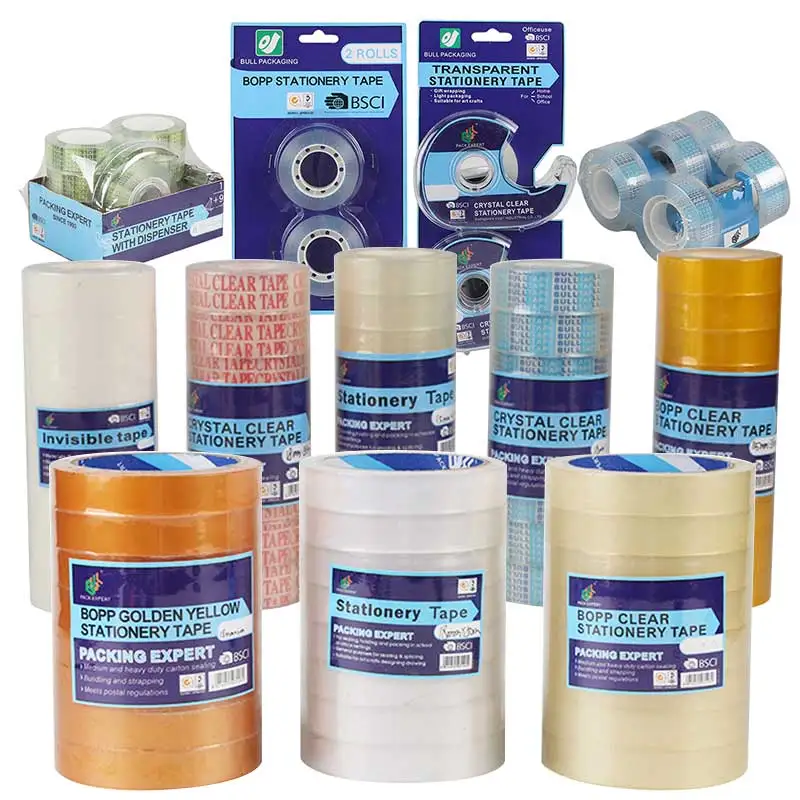 Custom Bopp Transparent Tape Refills Office Invisible Tape School ...