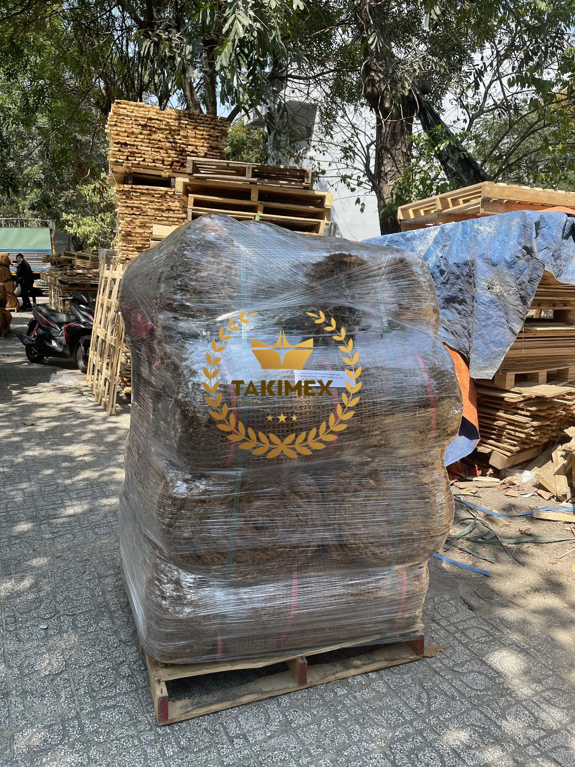 100% Natural Pergola COIR SHADE SAIL - Ideal for Beach & Resort