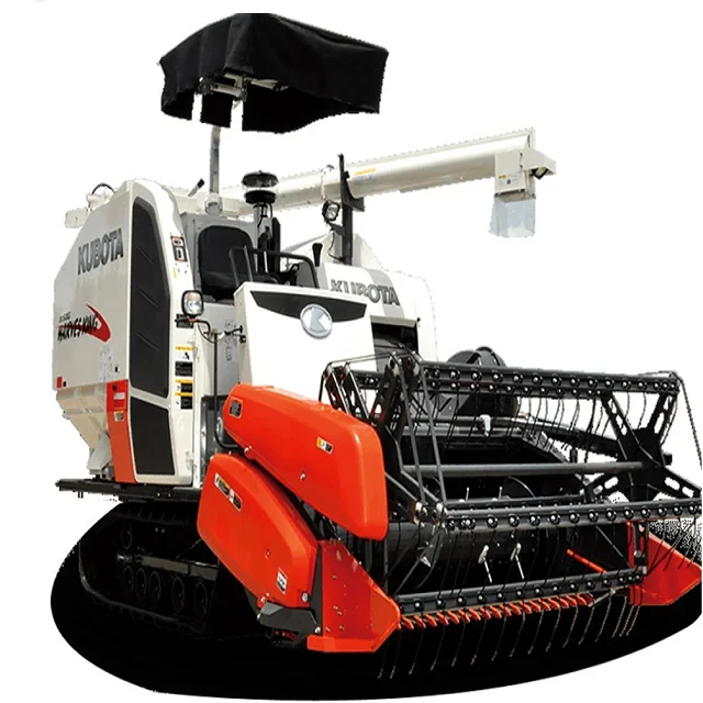 Used Kubota Rice Harvester Combine Pro688q Wheat Cutting Machine ...